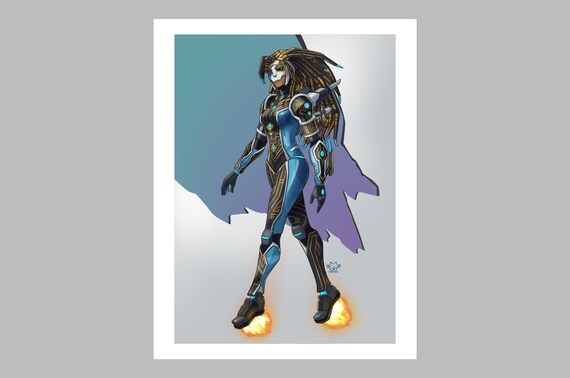 Omega Warlock MCOC Mash up art Print - Etsy