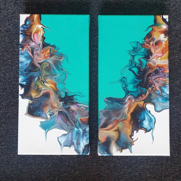 Pouring Image Acrylic - Etsy