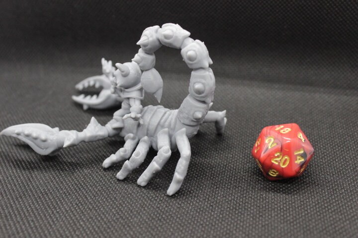Undead Kitsune Scorpion Rider Dnd Miniature RPG Tabletop - Etsy