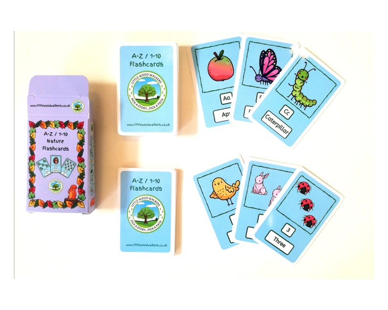 Children's Alphabet and Number Flashcards, for Numbers Learning ...