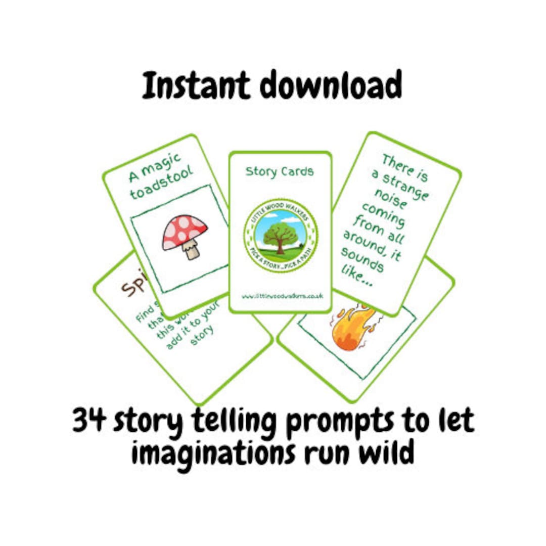 Story Prompt Cards for Children Imaginative Play Activities for ...