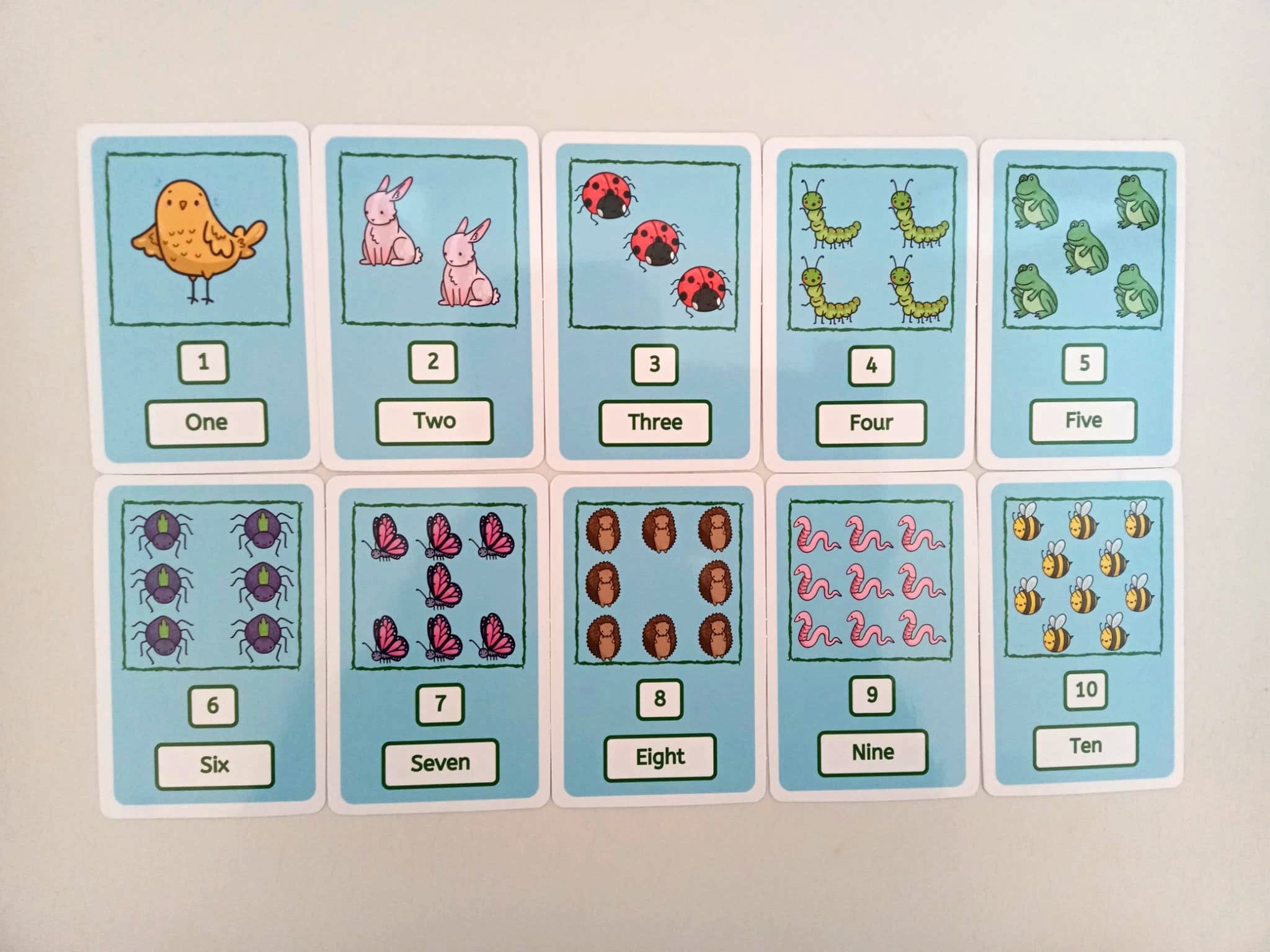 Children's Alphabet and Number Flashcards, for Numbers Learning ...