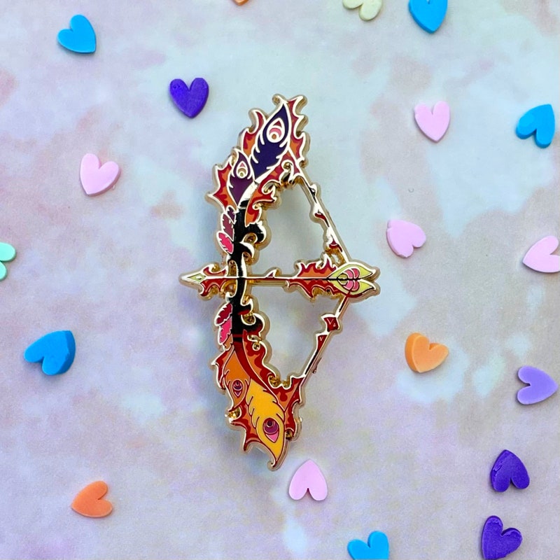 Phoenix Pin - Etsy