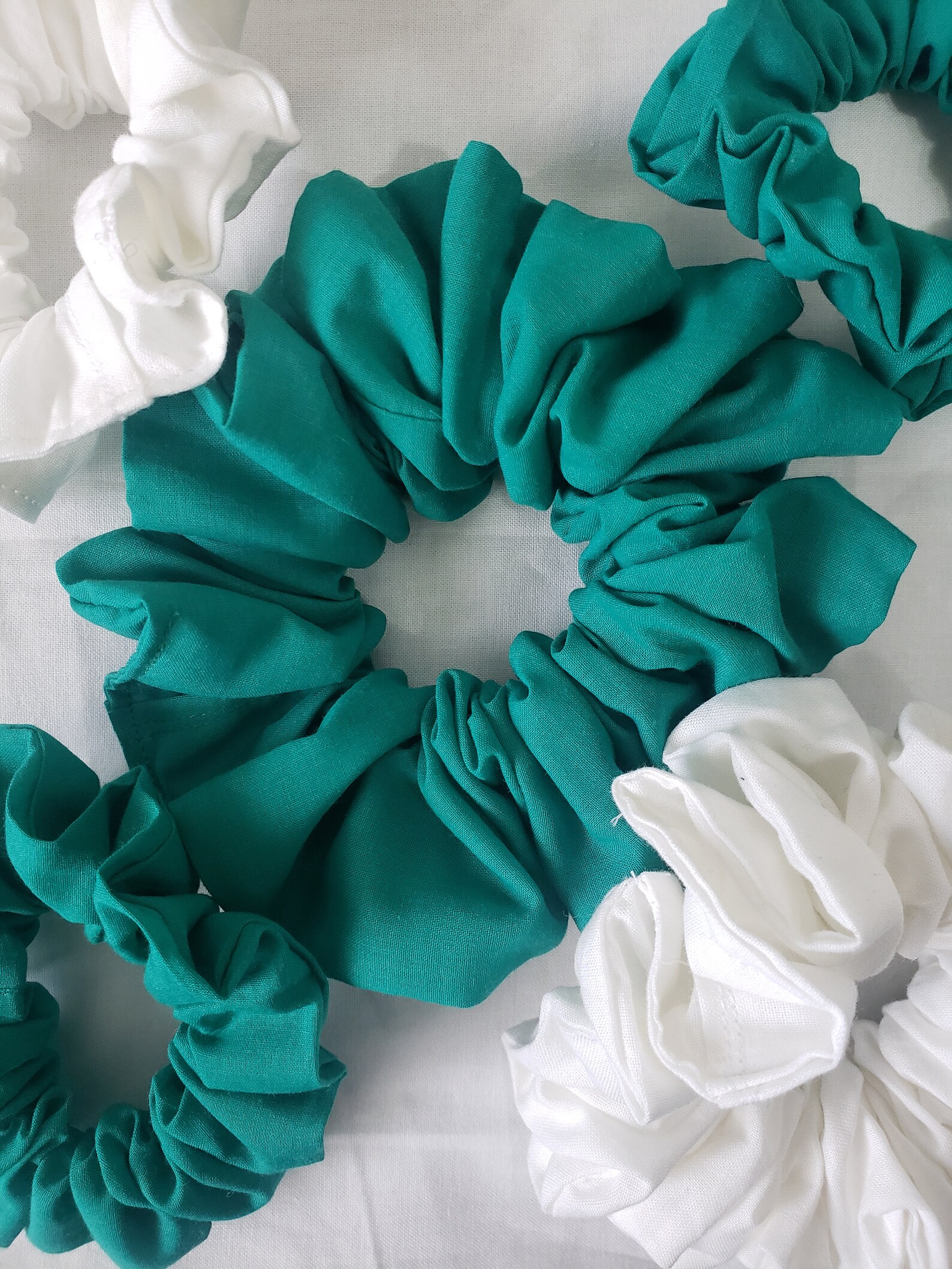Set of 3 Large Satin Hair Scrunchies | Scrunchie Sets | Satin ...