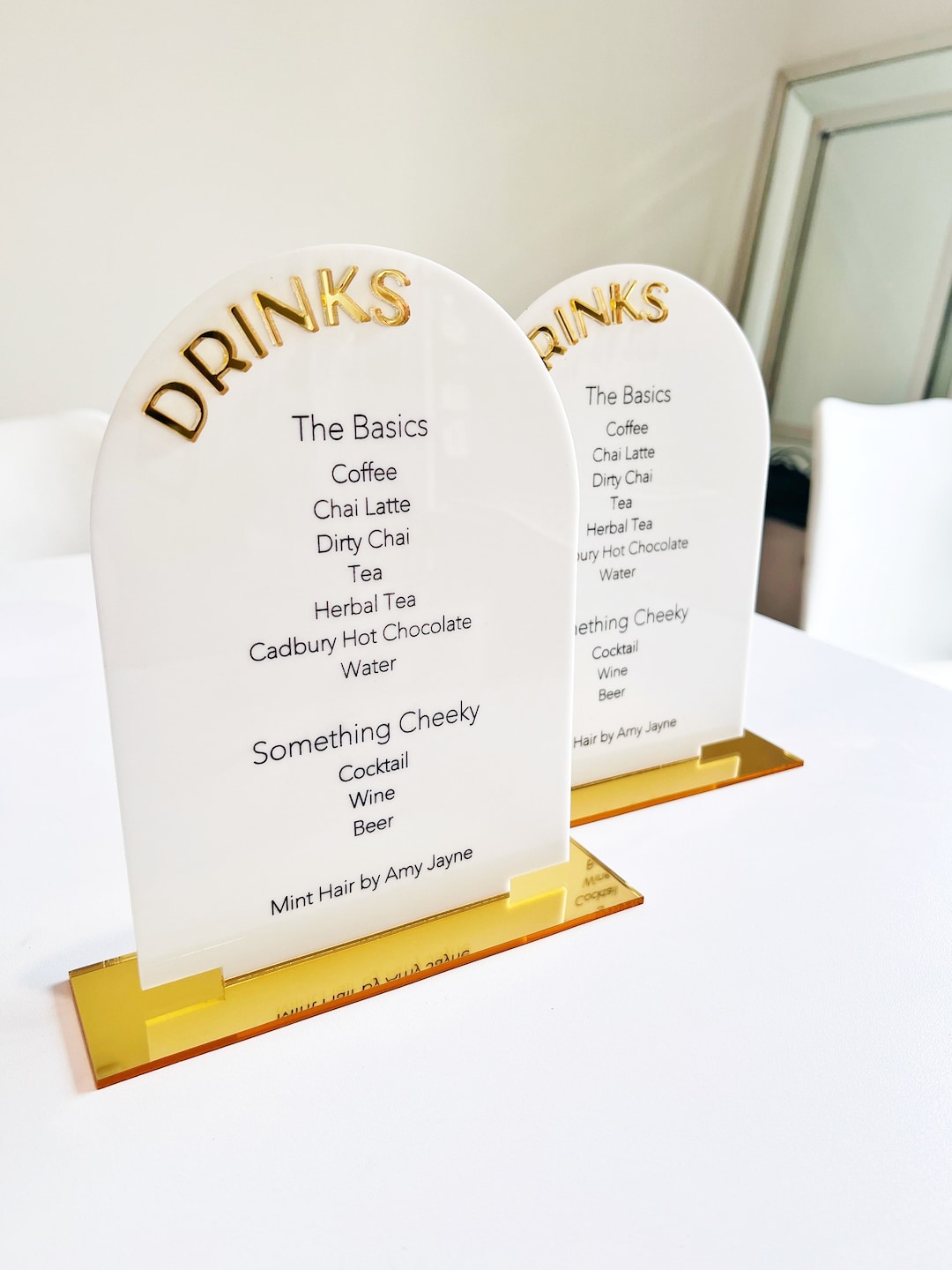 Personalised Drinks Menu Cocktails Drinks Bar Menu - Etsy