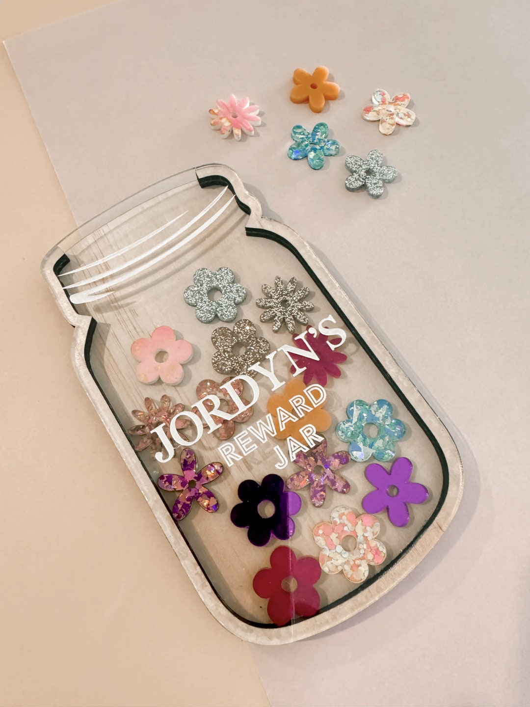 Personalized Reward Jar – Child Chore Incentive – Custom Name Jar for ...