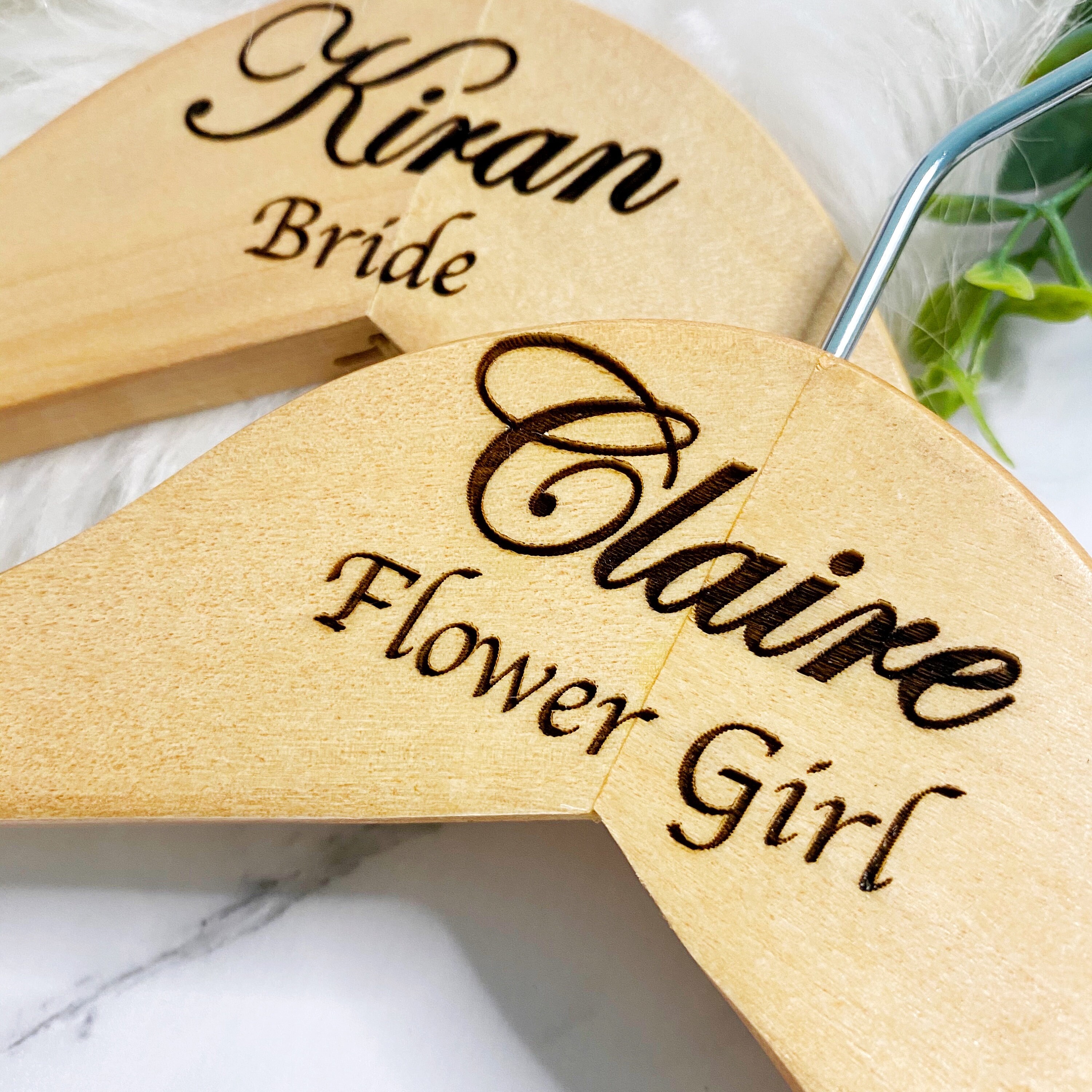 Custom Engraved Wedding Hangers Bridal Hangers for Wedding | Etsy Australia