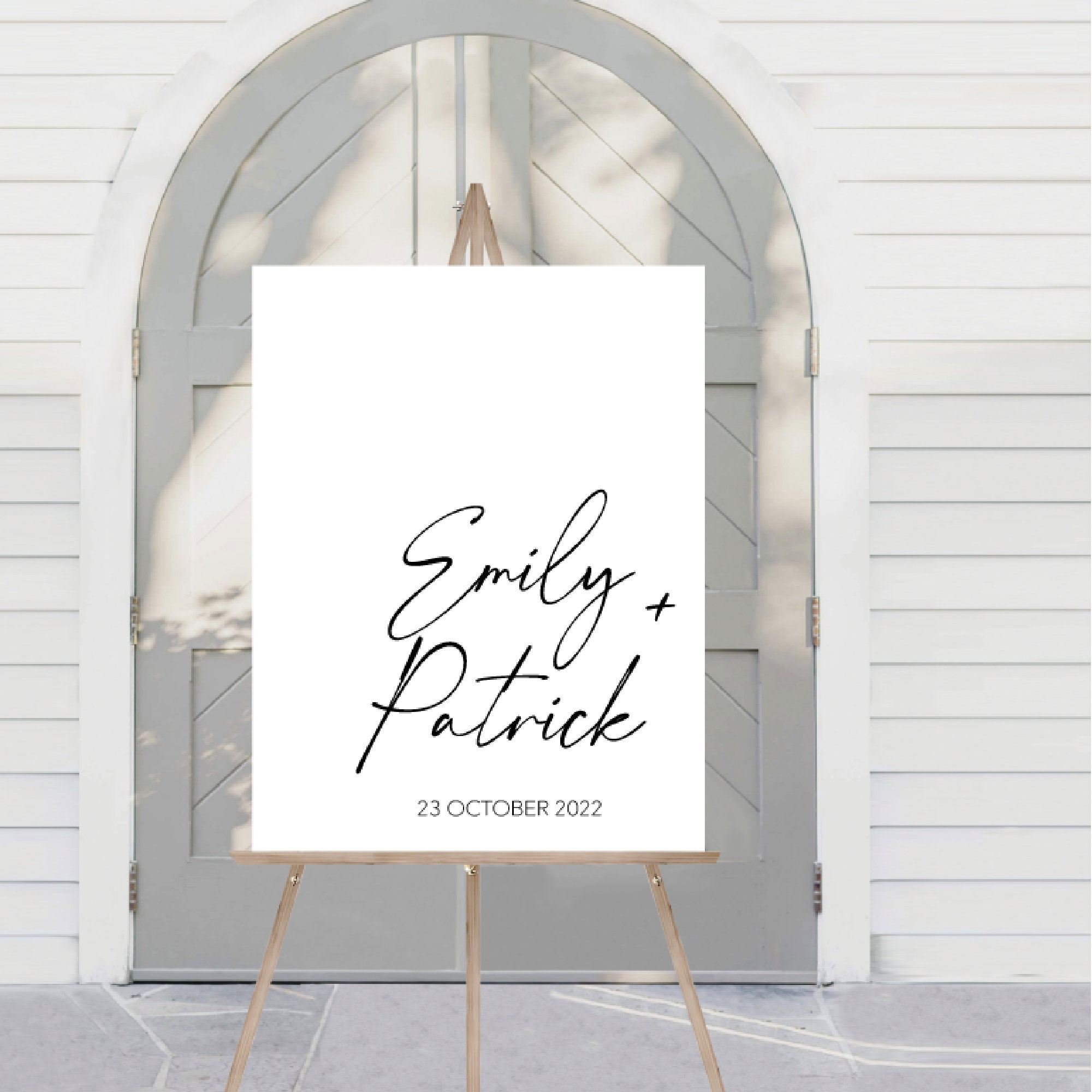 Personalised Wedding Sign Modern Acrylic Sign Wedding - Etsy Australia