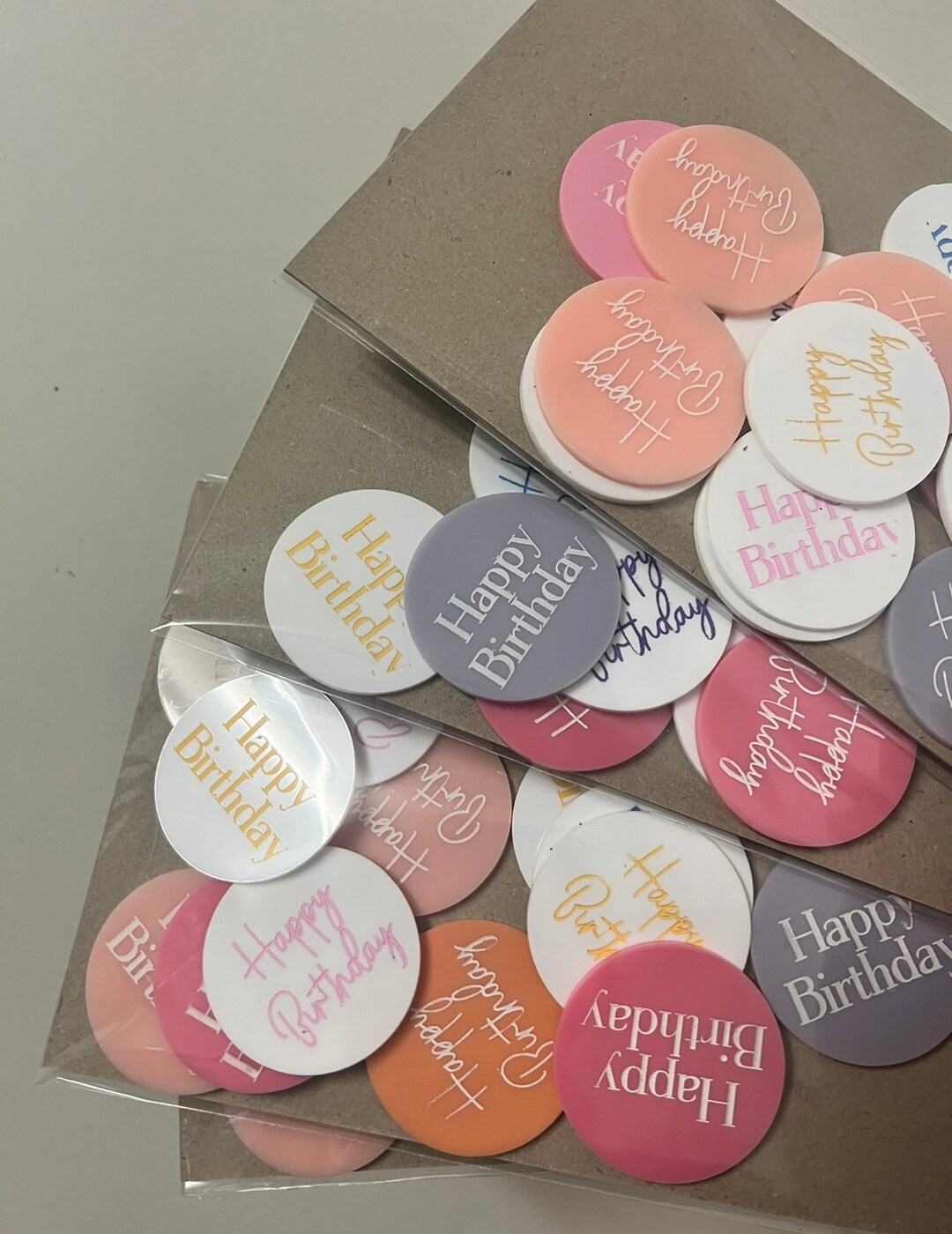 Cupcake Disk Pack | Acrylic Disk | Happy Birthday Plaque | Cupcake ...