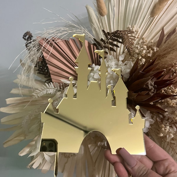 Castle Wedding Cake Topper - Etsy