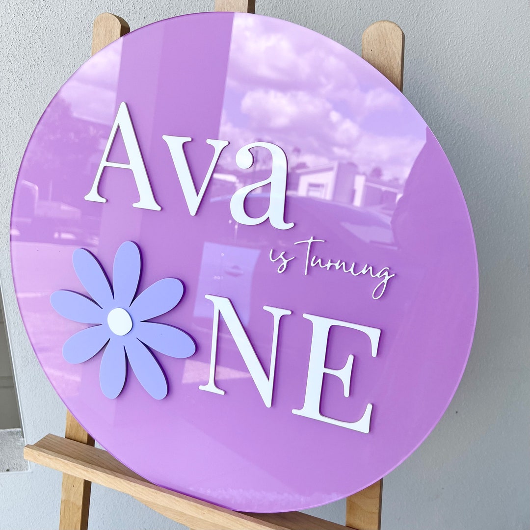 Birthday Sign 21st Birthday Acrylic Sign Event Signage Peach - Etsy