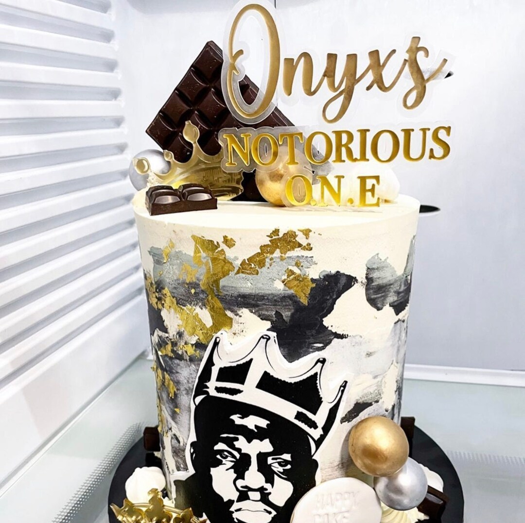 Biggie Smalls Topper | Modern Cake Topper | Floating Cake Topper | Notorious BIG - Etsy