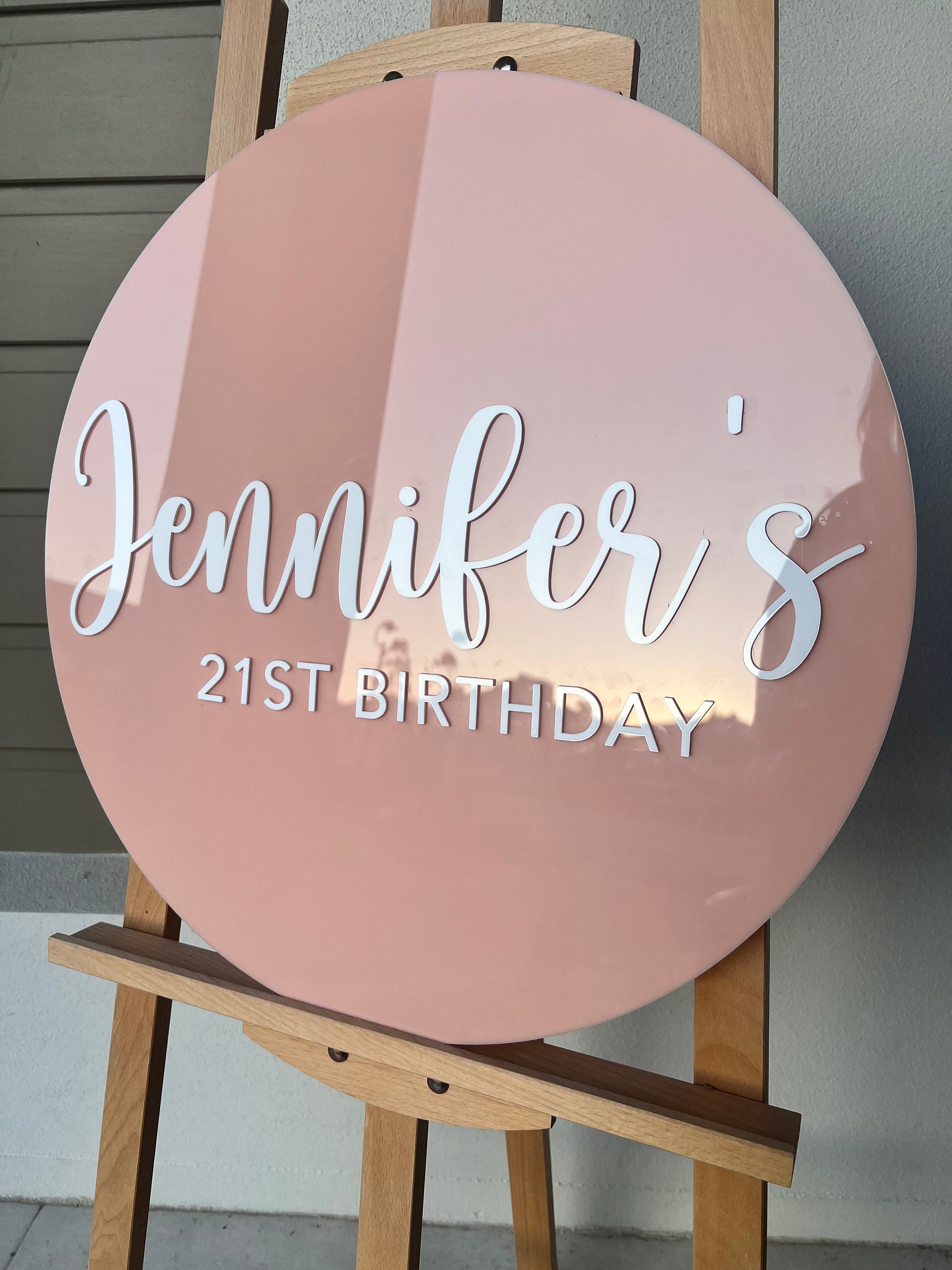 Birthday Sign 21st Birthday Acrylic Sign Event Signage - Etsy Australia