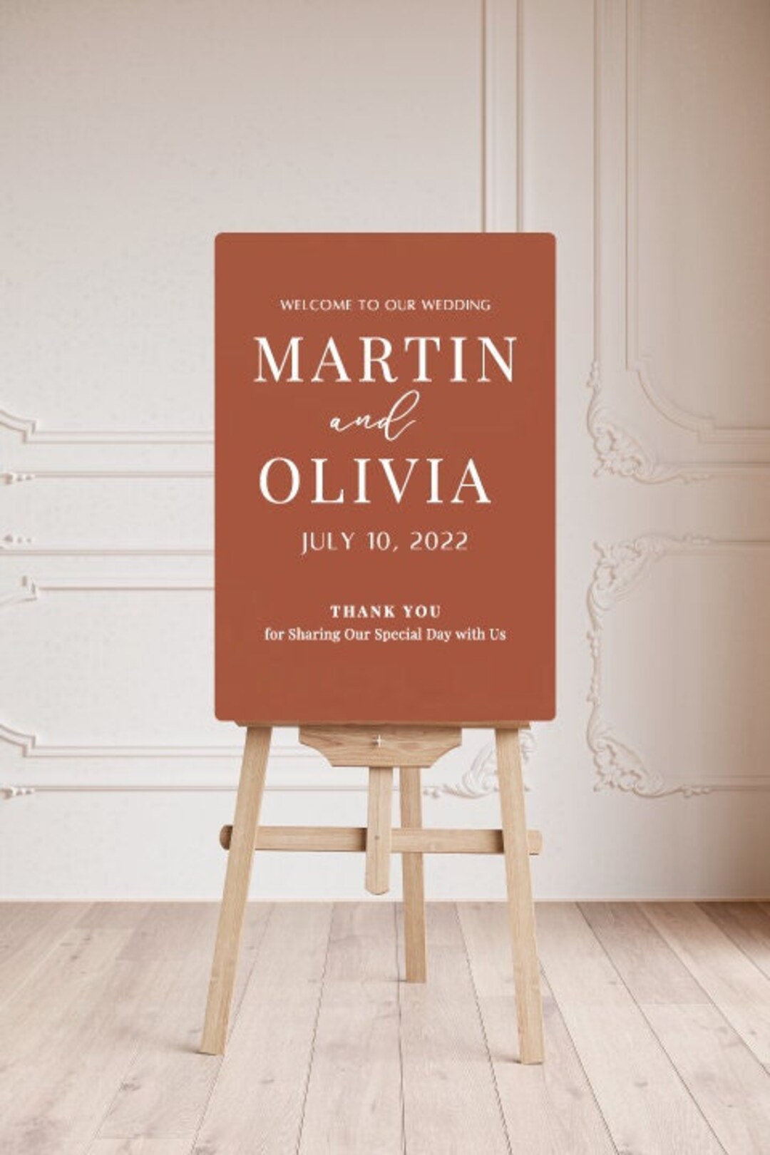 Traditional Wedding Welcome Sign Boho Wedding Sign Personalised Sign ...