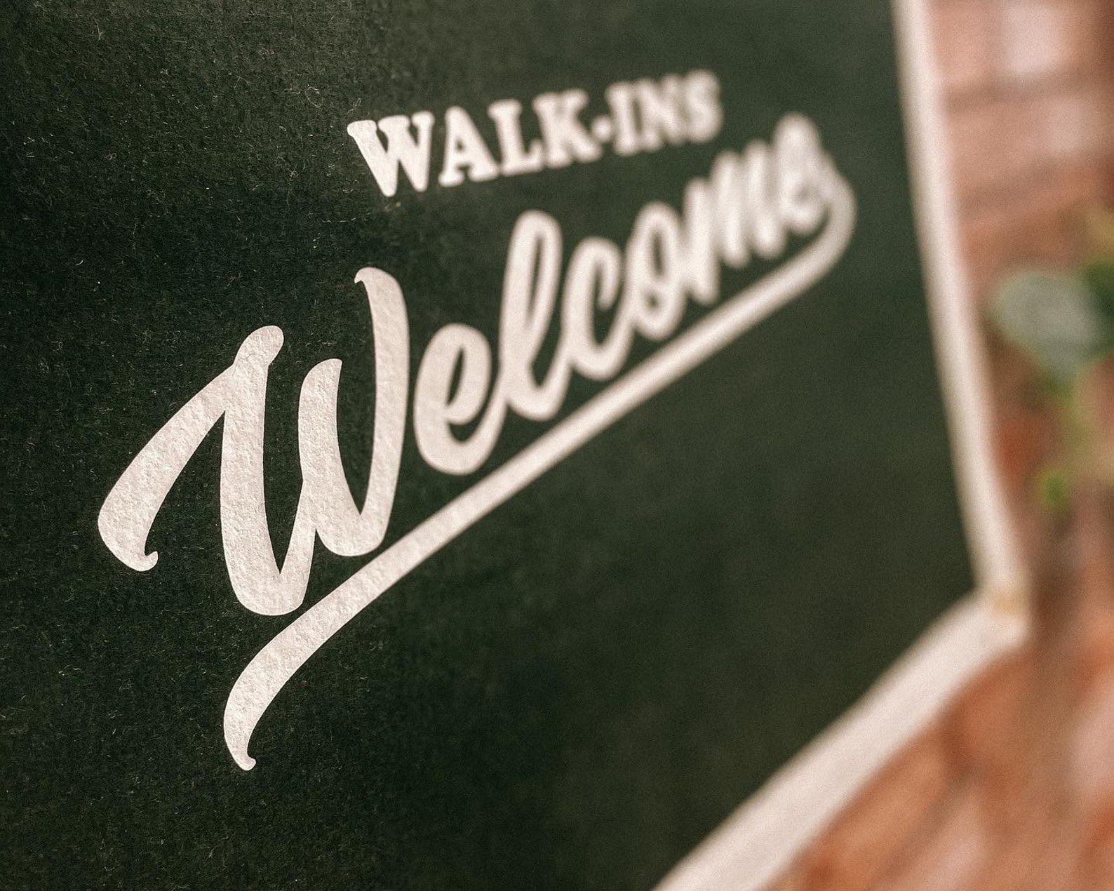 Walk-ins Welcome Banner Felt Pennant Flag Banner Vintage - Etsy