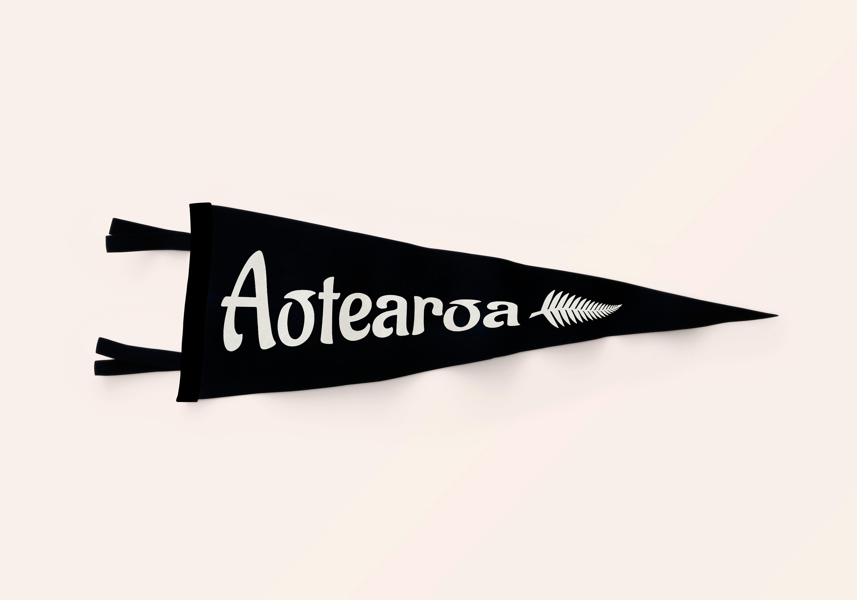 Aotearoa Pennant Maori Word for New Zealand Travel Felt | Etsy