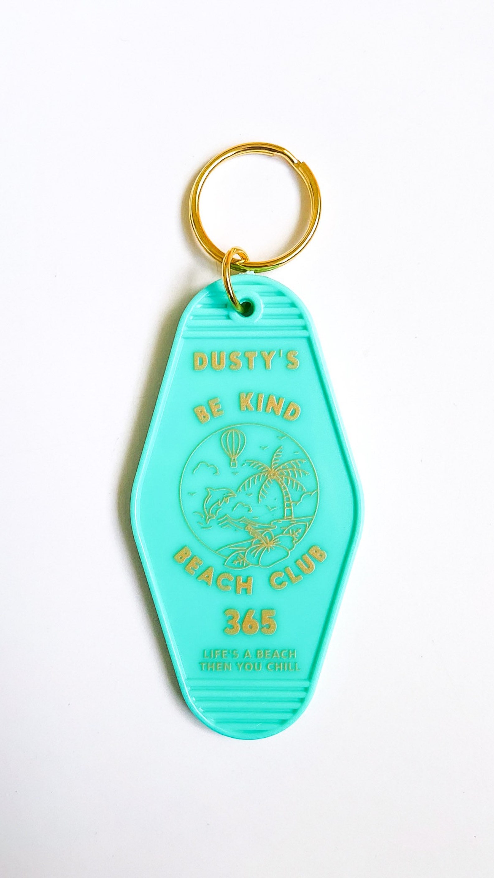 Be Kind Beach Club Motel Keychain - Etsy