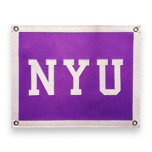 Custom Applique Felt Banner | University Banner Flag | College Pennant ...