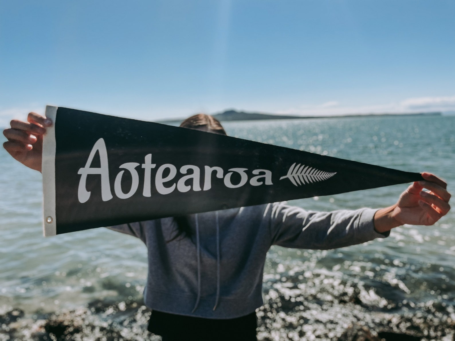 Aotearoa Pennant Maori Word for New Zealand Travel Felt - Etsy