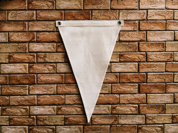 Custom Printed Canvas Pennant Flag Pennant Banner Wall - Etsy