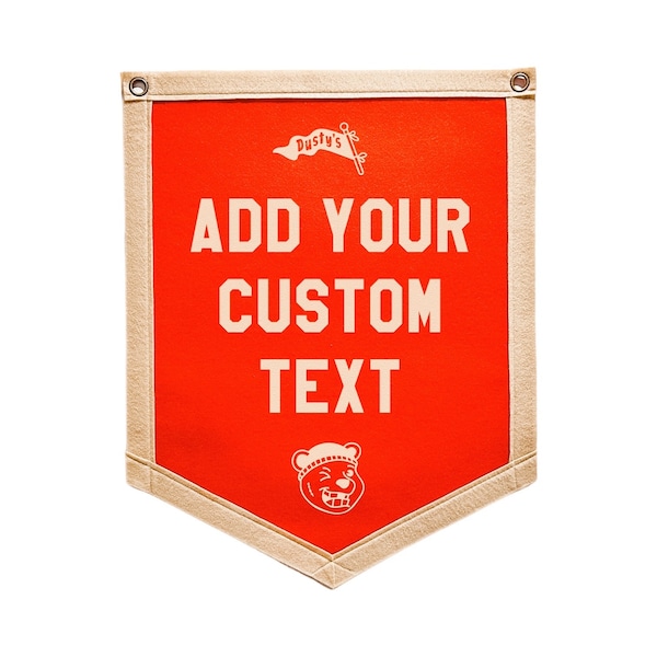 Vintage Felt Flag Banner - Etsy