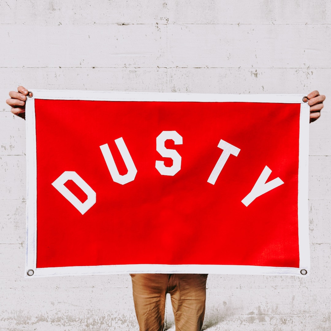 Giant Custom Printed Felt Banner | Felt Pennant Flag Banner | Vintage ...