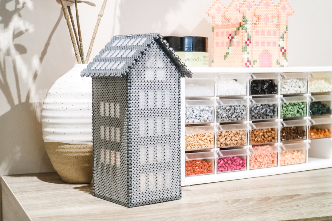 Sleek Candle House DIY Perler Beads Pattern - Etsy