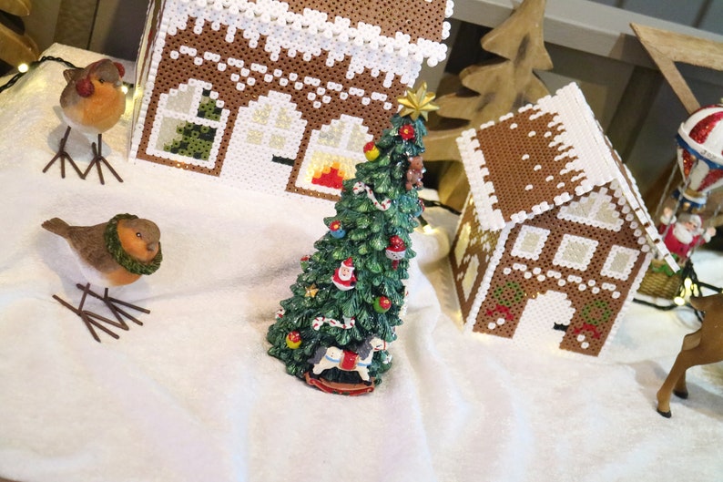 Christmas Houses -perler Beads Pattern PDF - Etsy