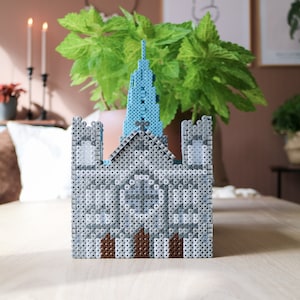 Gothic Cathedral "nidarosdomen" -perler Beads Pattern PDF - Etsy
