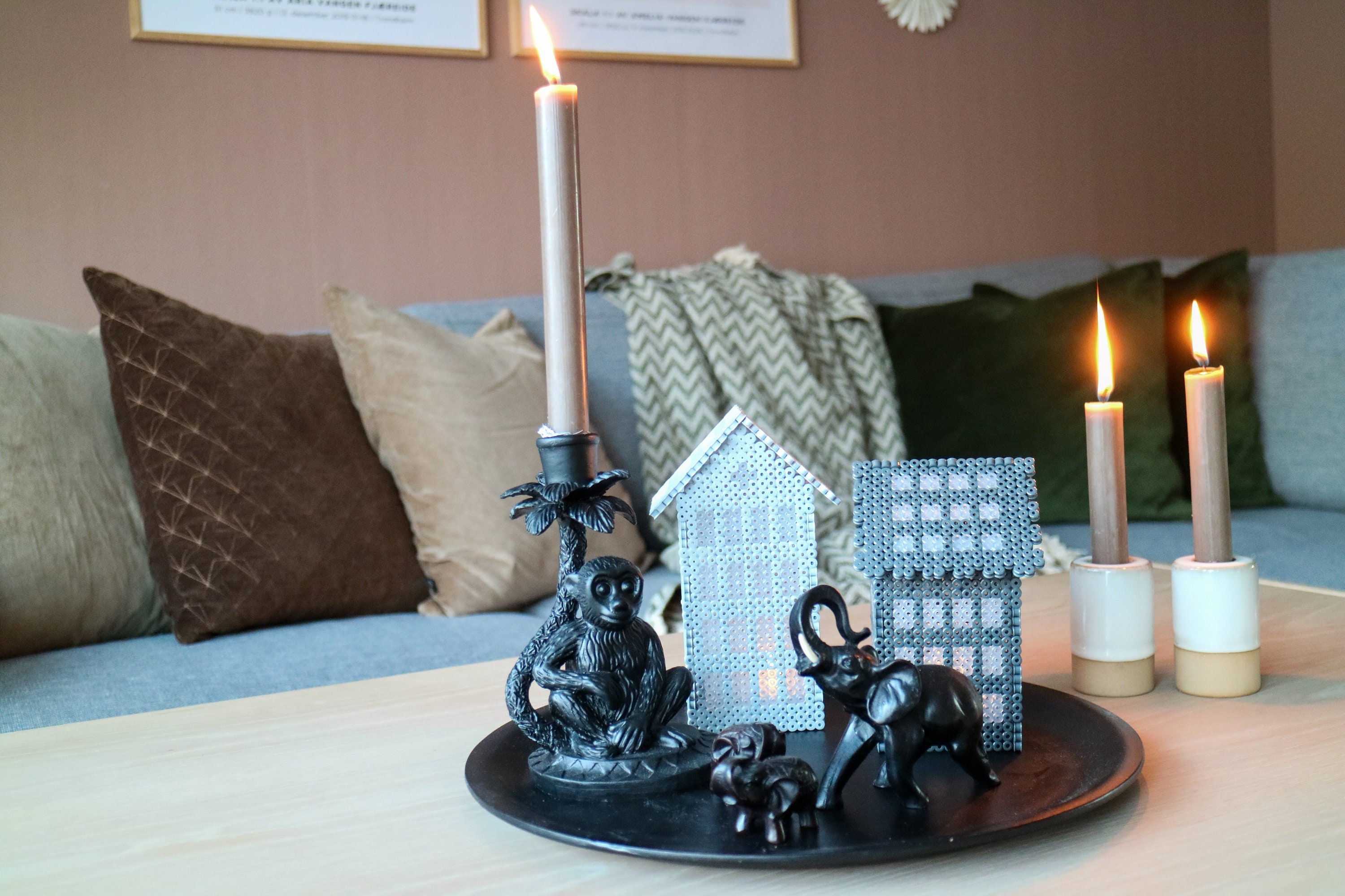 Candle Houses perler Beads Pattern PDF - Etsy