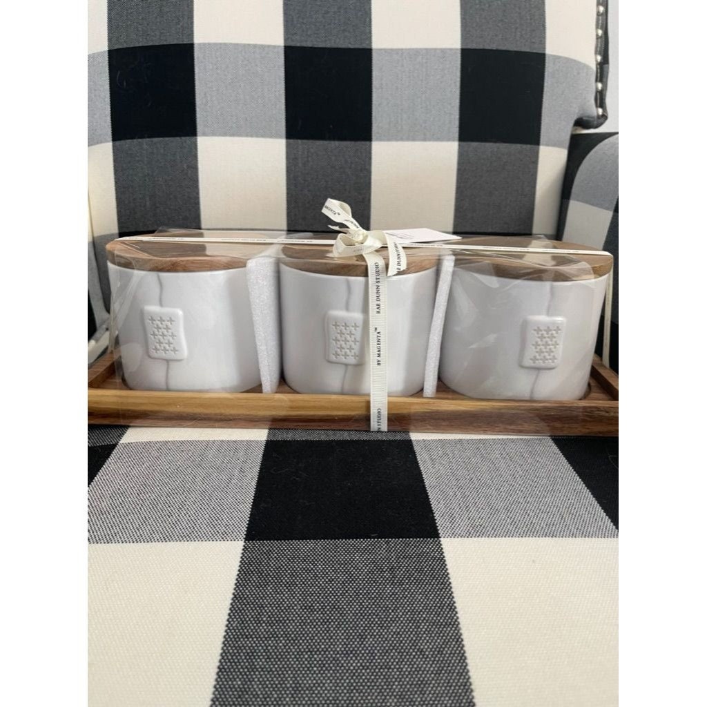 VHTF NWT Rae Dunn Studio Hold Keep Store Canister Set - Etsy