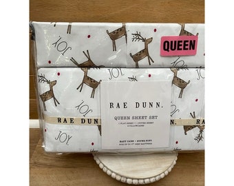 Rae Dunn Queen Sheet Set - Etsy