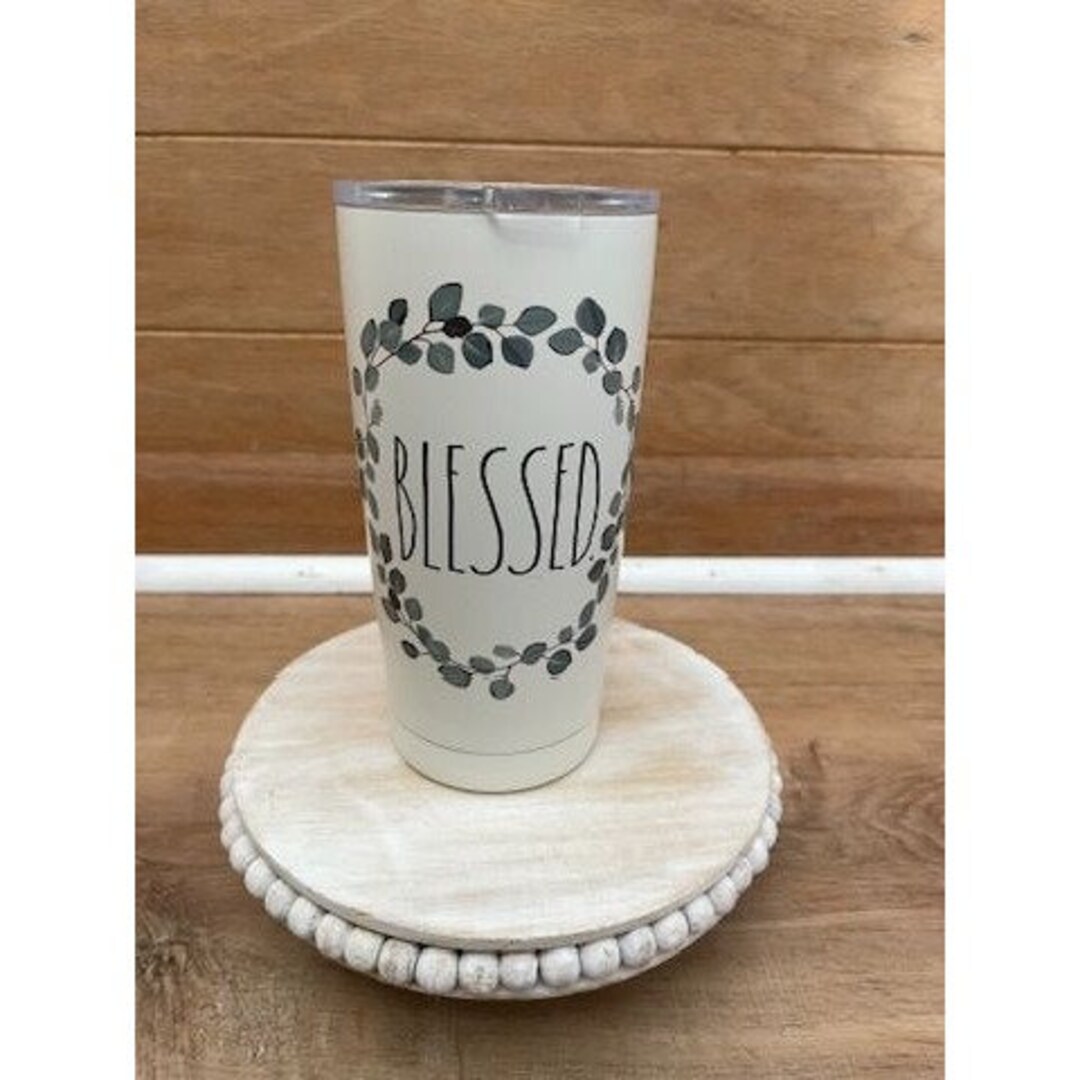 VHTF NWT Rae Dunn BLESSED Tumbler - Etsy
