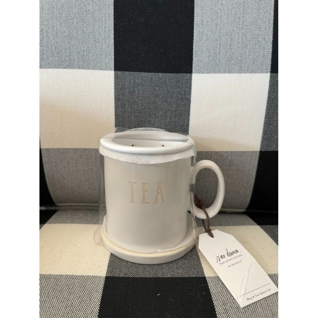 VHTF NWT Rae Dunn Studio Mug & Tea Infuser Set - Etsy