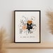 No Rain No Flowers Printable Wall Art, Minimal Floral Art Print ...