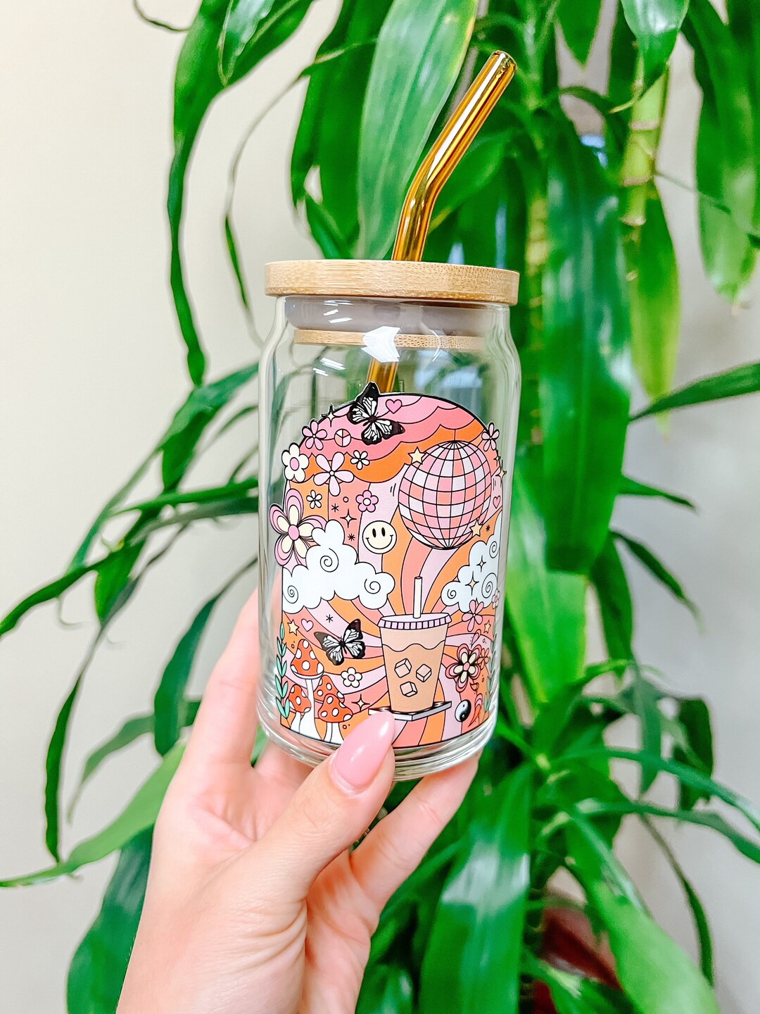 Groovy Caffeinated Coffee Beer Can Groovy Iced Coffee Cup Aesthetic ...