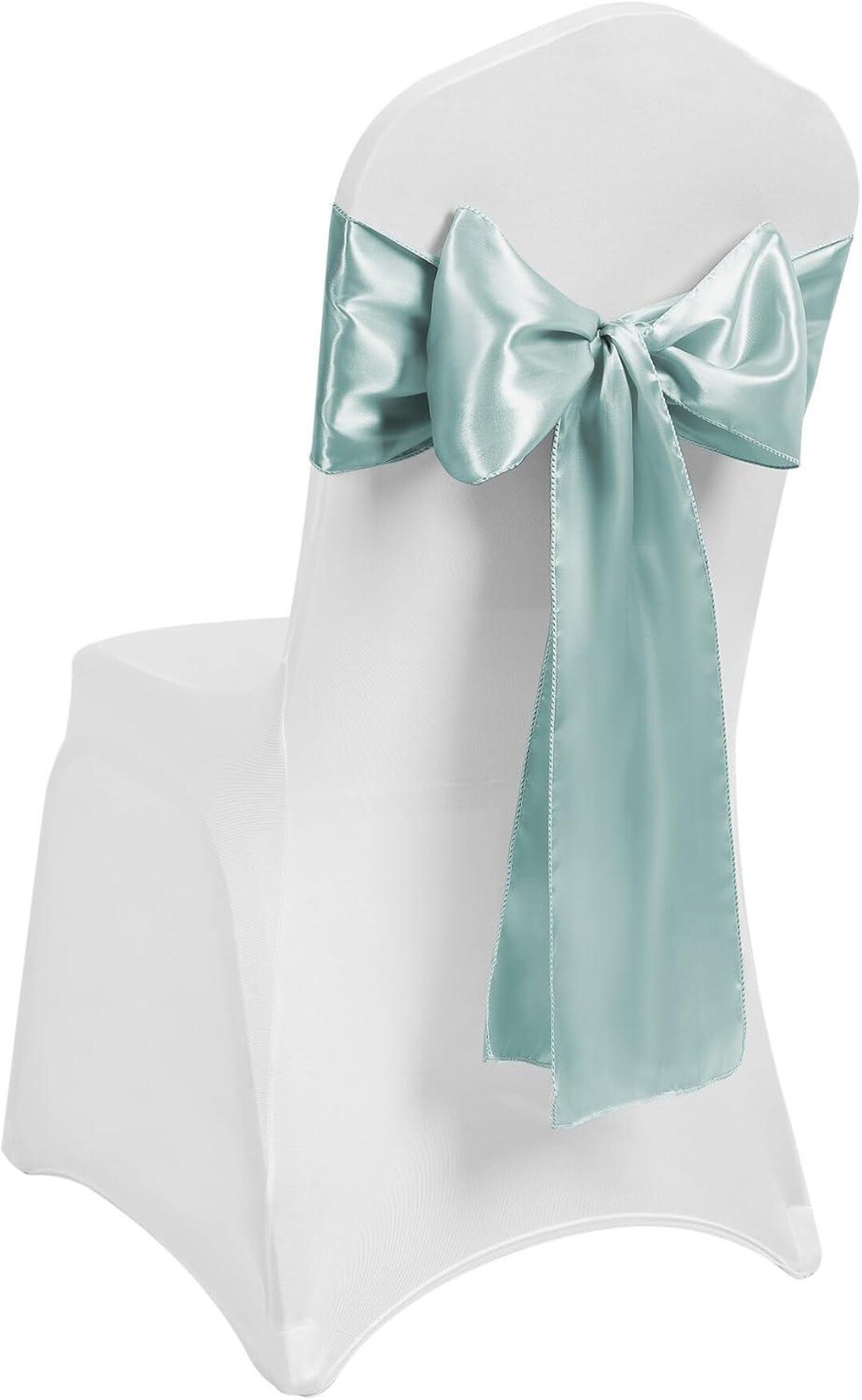 Satin Chair Sash WIDER FULLER BOWS Chair Sashes Bow Back Tie Ribbon ...