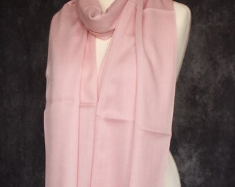Pink Wool Scarf - Etsy