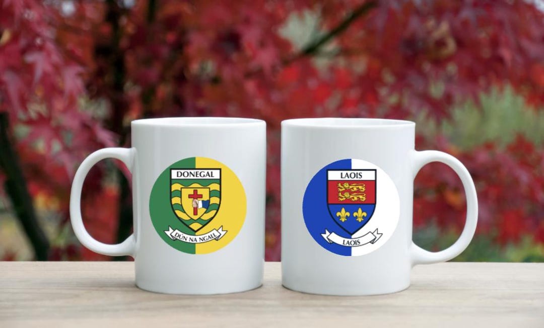 Irish GAA County Crest Mugs - Etsy