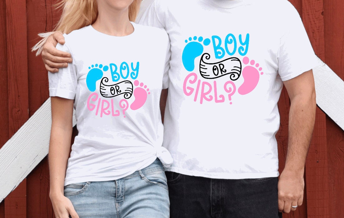 Gender Reveal T Shirts Etsy