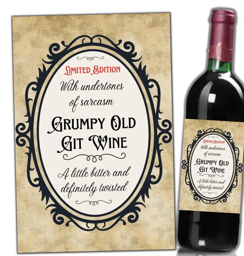Fun Stickers for Wine Bottles - Etsy