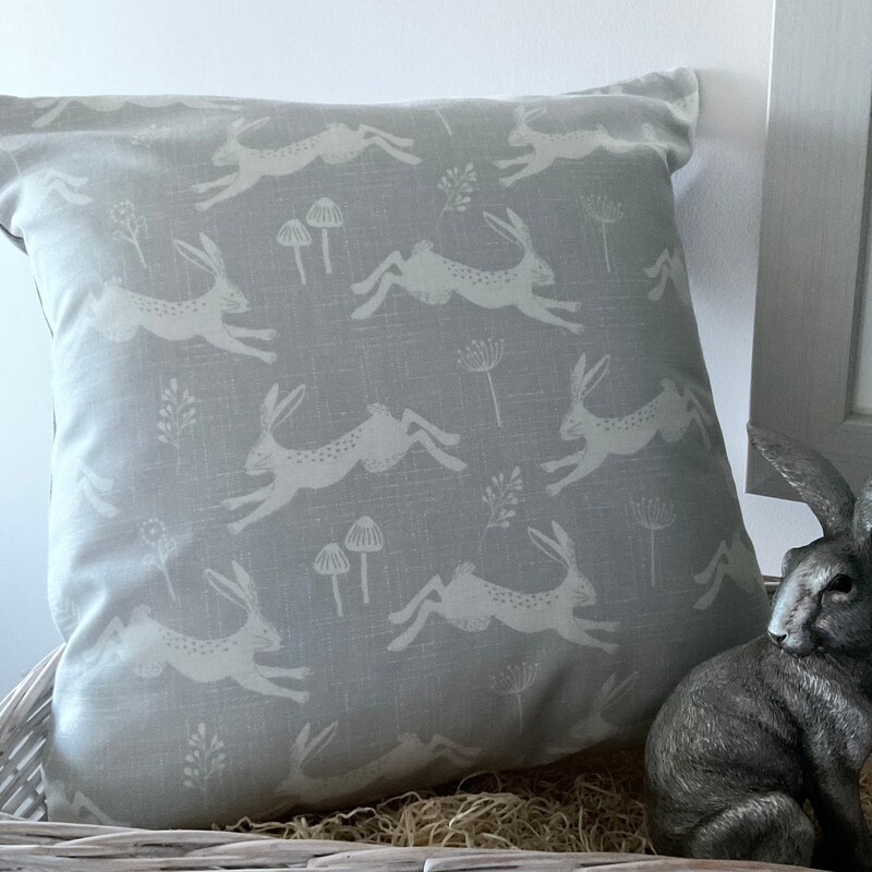 Hare Cushion - Etsy UK