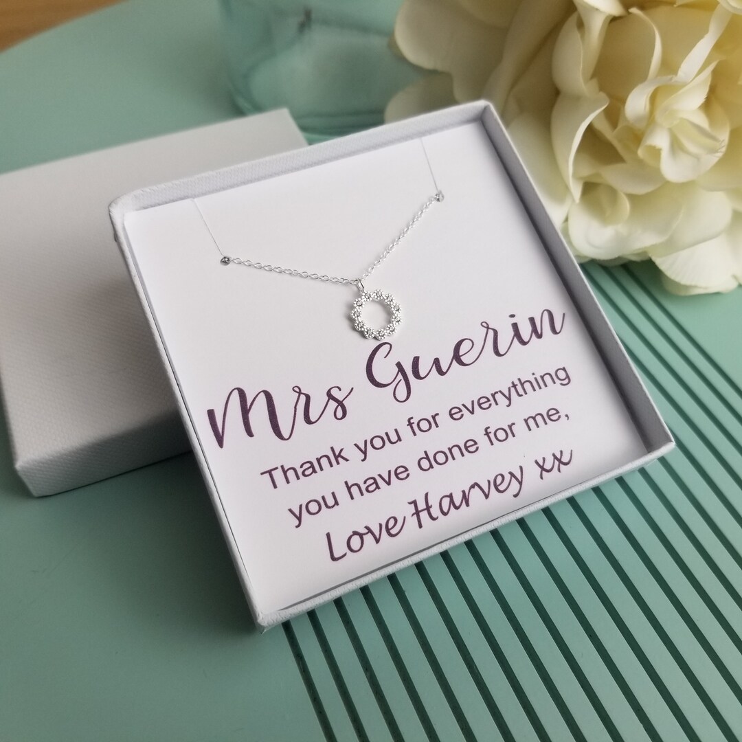 Regalo personalizado para maestros, fin de año escolar Regalo de ...