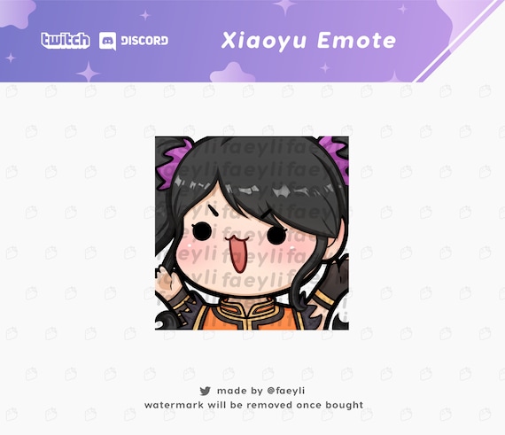 Ling Xiaoyu Tekken Emote twitch/discord Nya | Etsy