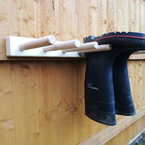 Welly Wellingtons Wellies Rack/ Boot Holder Wall Mounted Sizes ...
