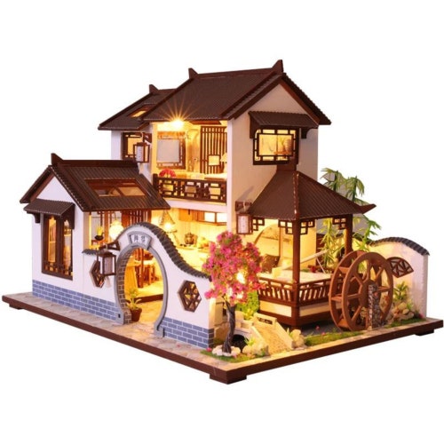 DIY Japanese Shop Style Wooden Miniature Doll House Kit - Etsy
