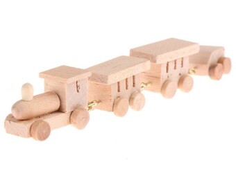 Mini Wooden Train - Etsy
