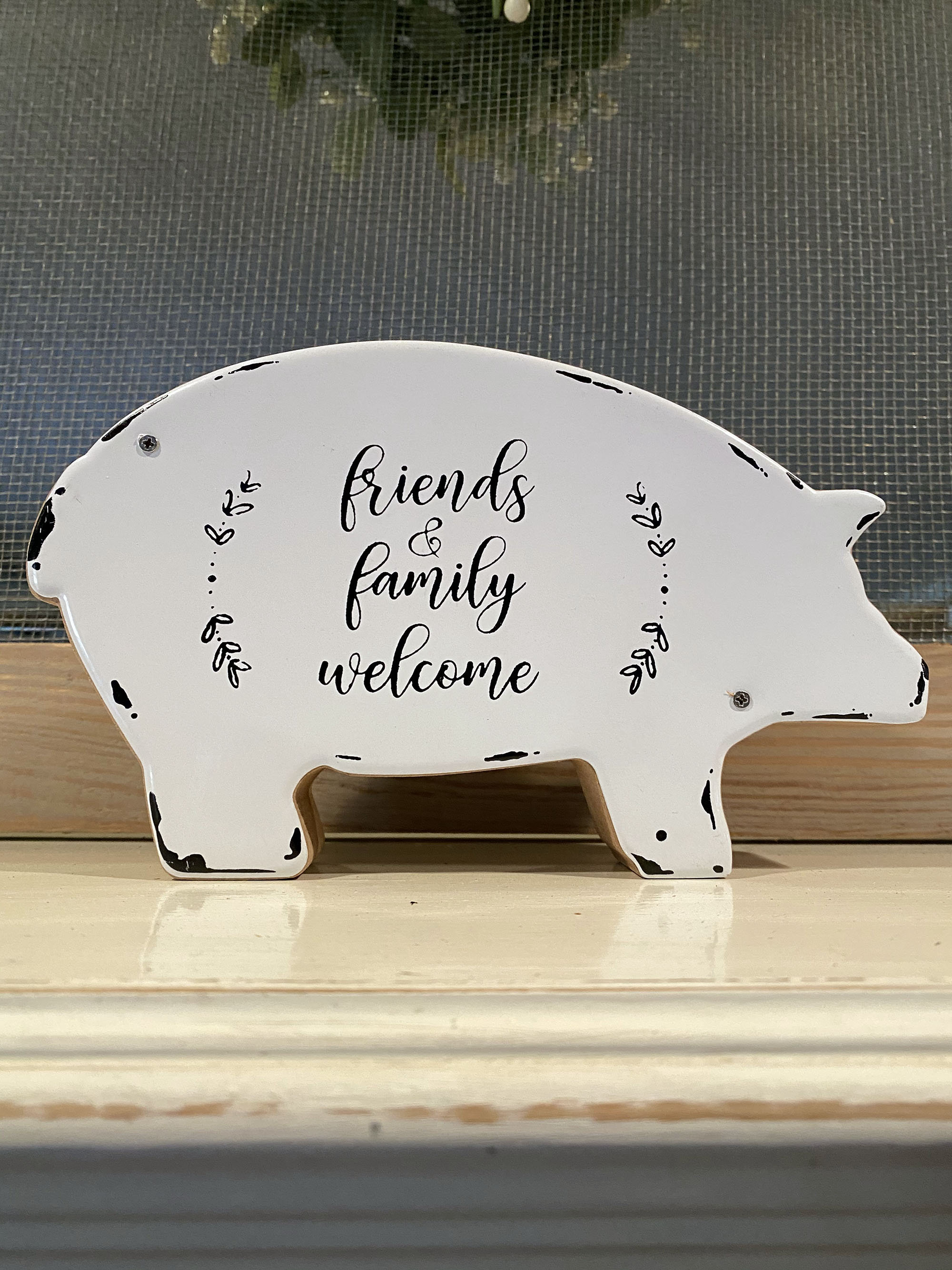 Farmhouse Pig Pig Sign Pig Table Decor Kitchen Decor Pig | Etsy