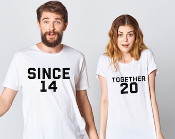 Together Since Baseball Jersey - Etsy
