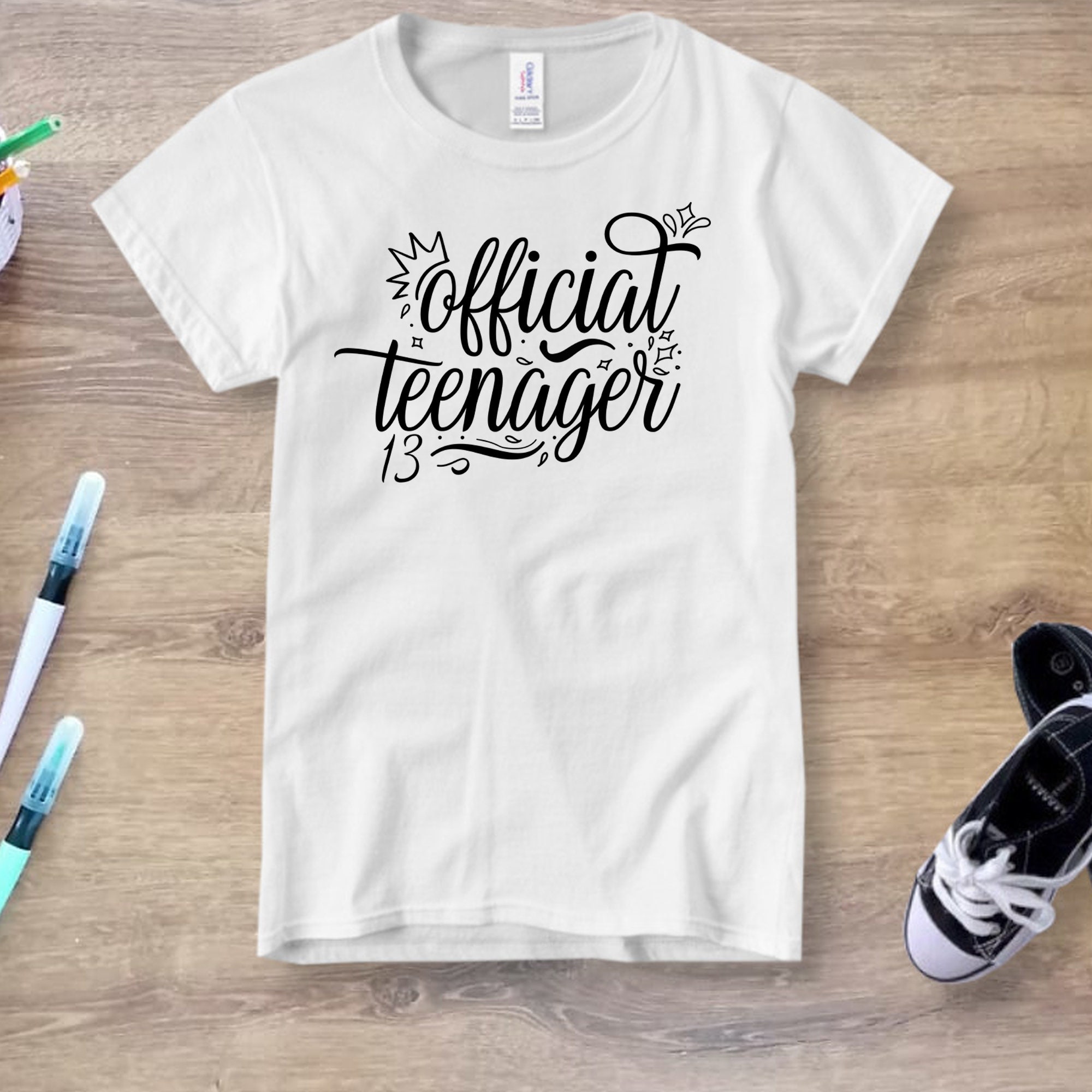 Official Teenager Shirt, Official Teenager Shirt, Teen Shirt, Shimmer ...